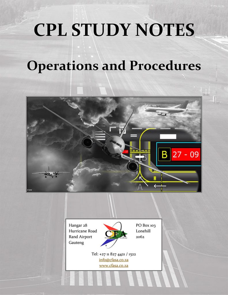 Operations and Procedures – Central Flying Academy